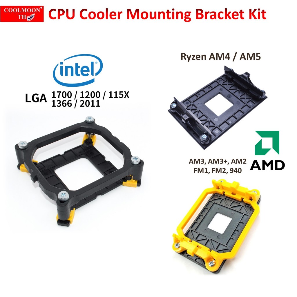 CPU Cooler Mounting Bracket Kit ชุดขายึดซิงค์CPU intel AMD | Shopee ...