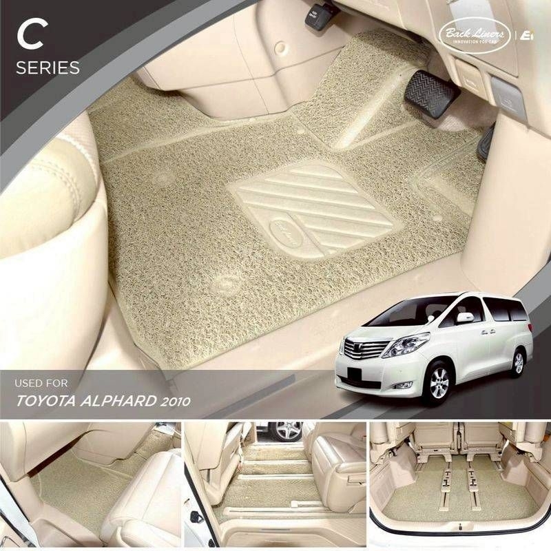 พรมไวนิลดักฝุ่น Back Liners สำหรับรถ Toyota Alphard / Vellfire 2010 ...