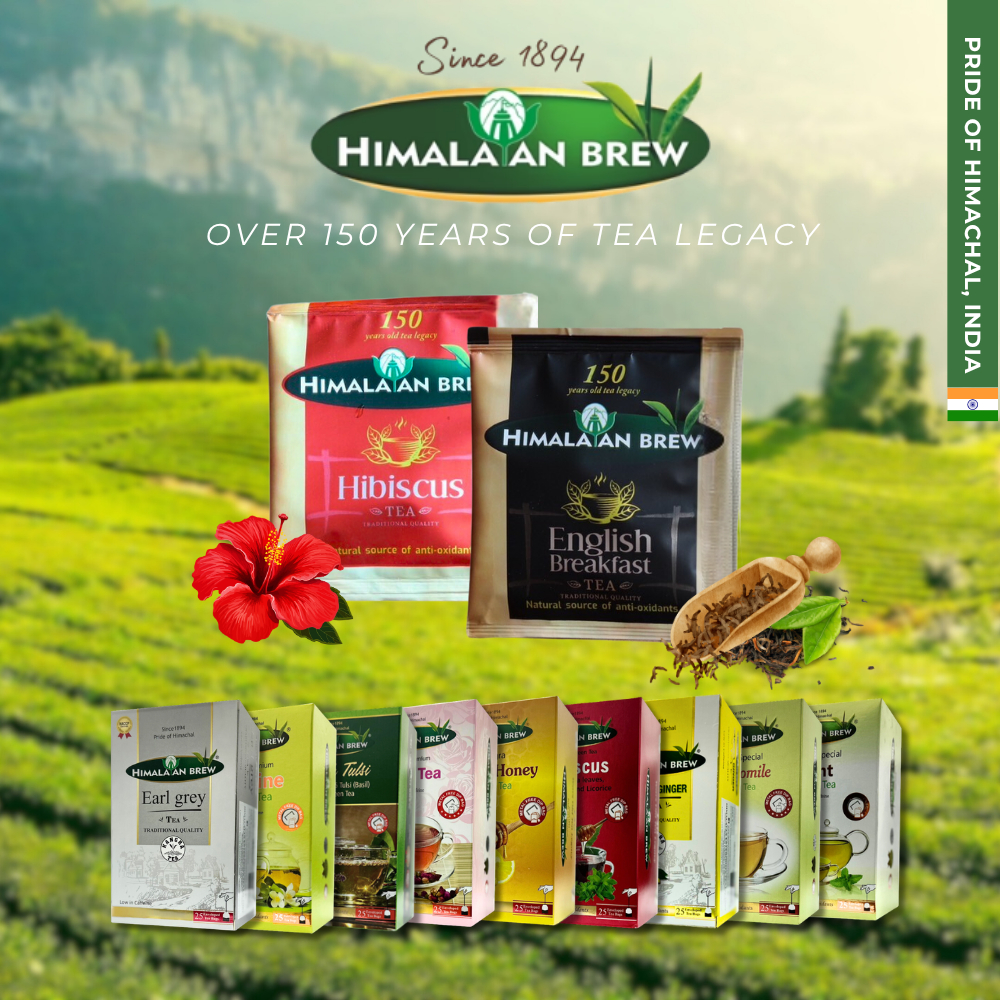 Himalayan Brew Green Tea, Black Tea, Herbal Infusion Tea [2g/ซอง] ชาซอง ...