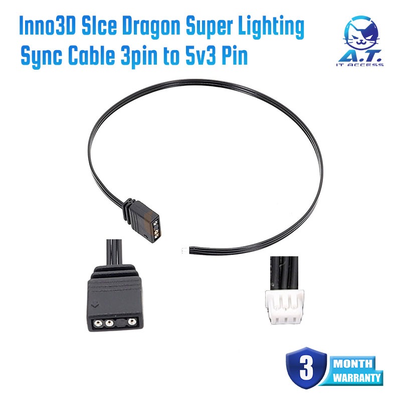 Inno3D Ice Dragon Super Lighting Sync Cable 1.25p Graphics Card RGB ...