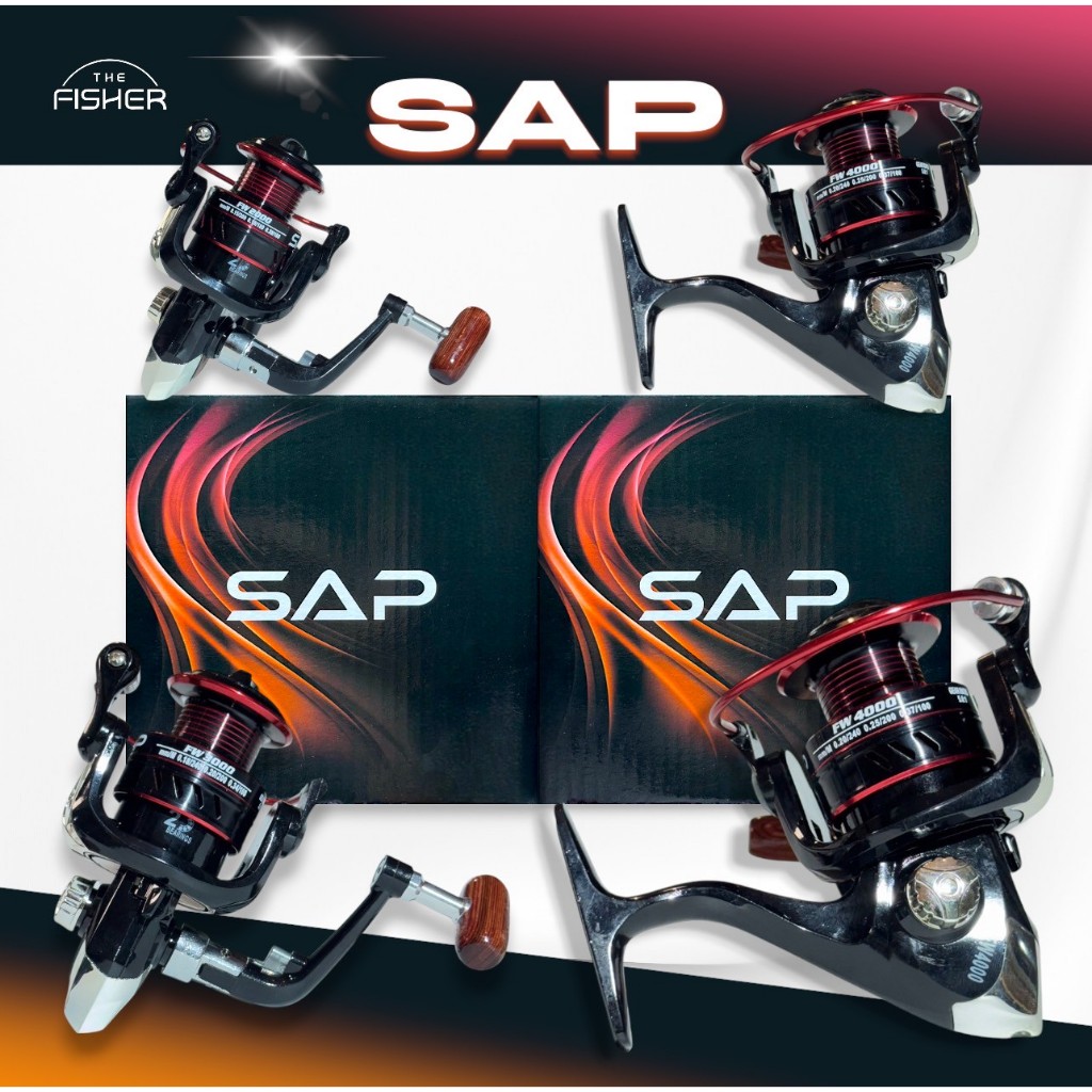 A01 SAP รอกสปิน รุ่น FW SERIES [ น็อปไม้ ] รอกสปินจากค่ายดัง SNS ...