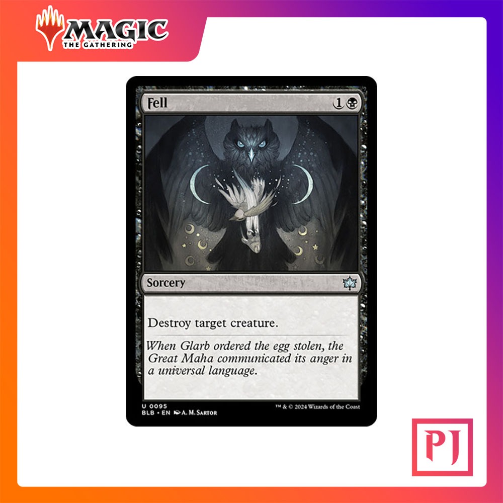 [MTG] Fell [BLB] [BLACK] [UNCOM] [NORMAL] [ENG] (การ์ดเมจิค / Magic the ...