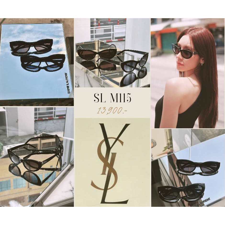แว่น YSL M115 ร้านเป็น Authorized Dealer ของแท้ รับประกัน 1 ปีจาก YSL ...