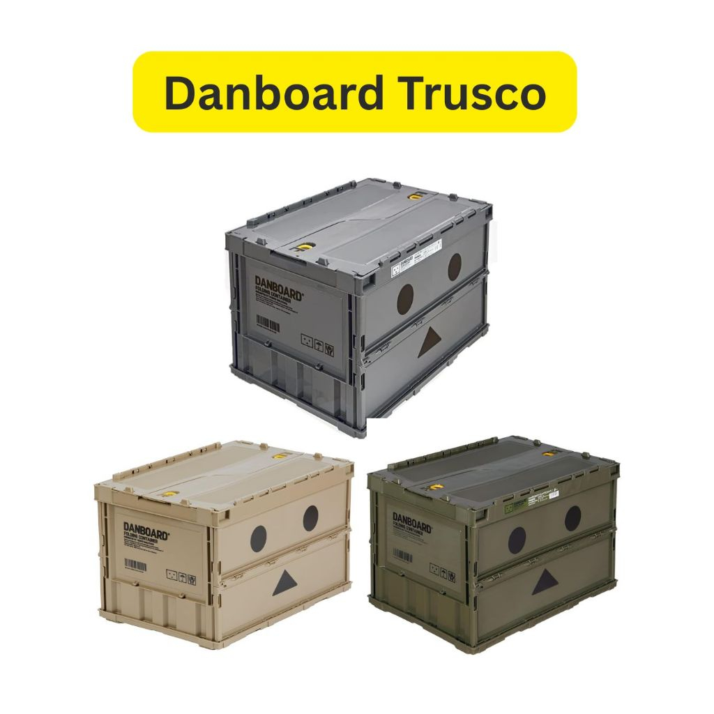[พร้อมส่ง] Trusco Nakayama Trusco Danbo Folding Container, 11.8 gal (50 ...