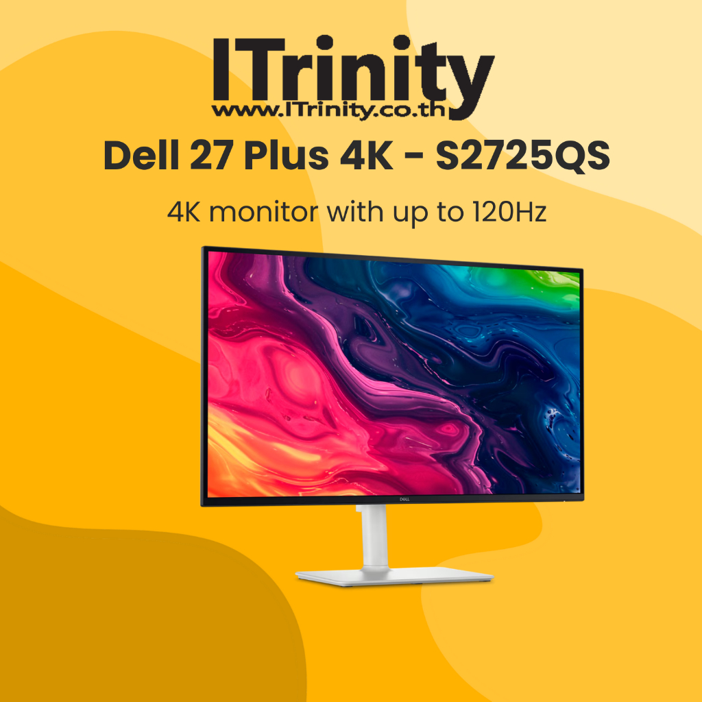 Dell S2725QS 27 Plus 4K Monitor เดลล์ จอมอนิเตอร์ 27 นิ้ว 99% sRGB ...
