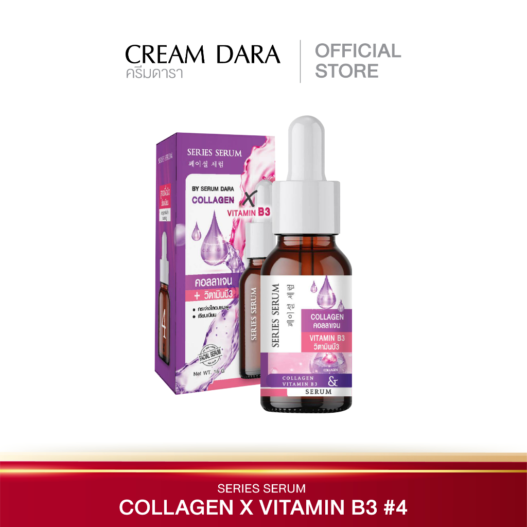DARA Skin series Serum Collagen & Vitamin B3 15ml. | Shopee Thailand