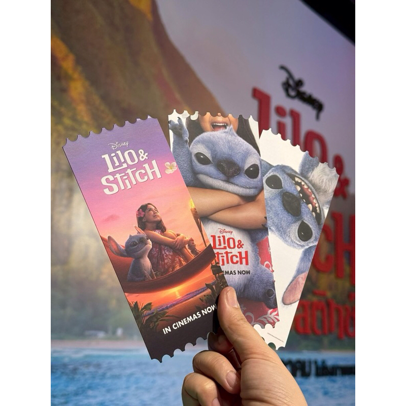 💙พร้อมส่ง 🩵collectible ticket Stitch สติทช์ การ์ดวิบวับ | Shopee Thailand