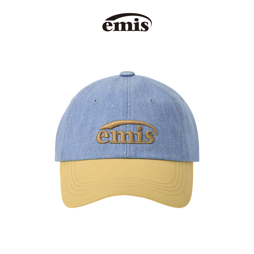 EMIS -WASHED DENIM BALL CAP(BLUE/BROWN,BLUE/GREEN,BLUE/NAVY,GREY/BLACK ...