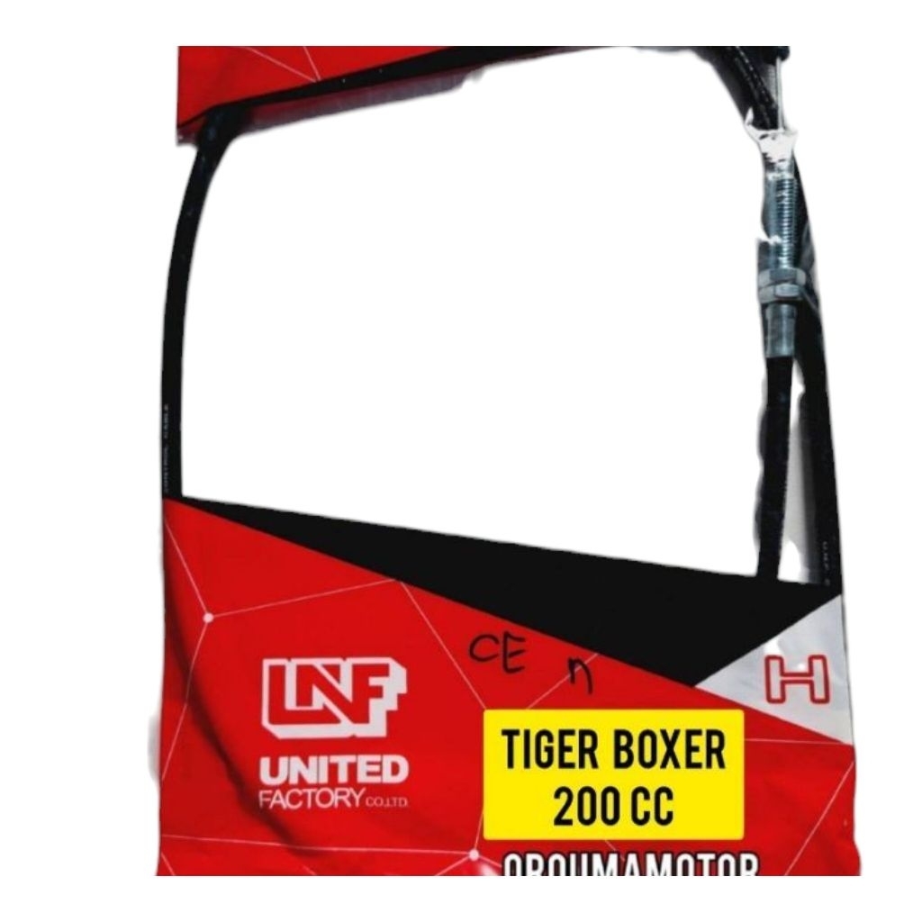 สายคลัช เดิม ใช้สำหรับมอไซค์ Tiger Boxer 200cc สีน้ำตาล อะไหล่เทียบรุ่น ...