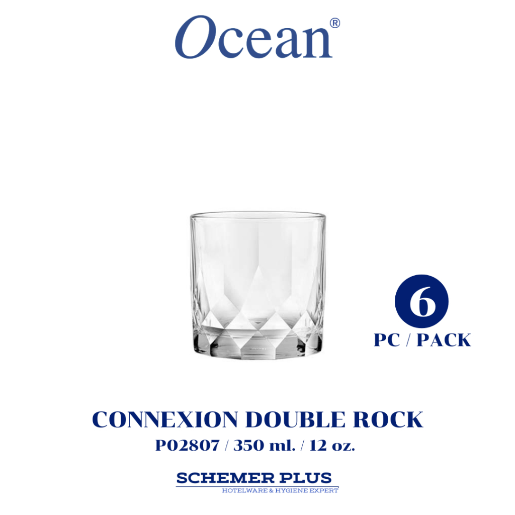 แก้วร็อค Connexion Double Rock 12 oz.(6 pcs./box) แก้วบาร์คอลเลคชั่น ...