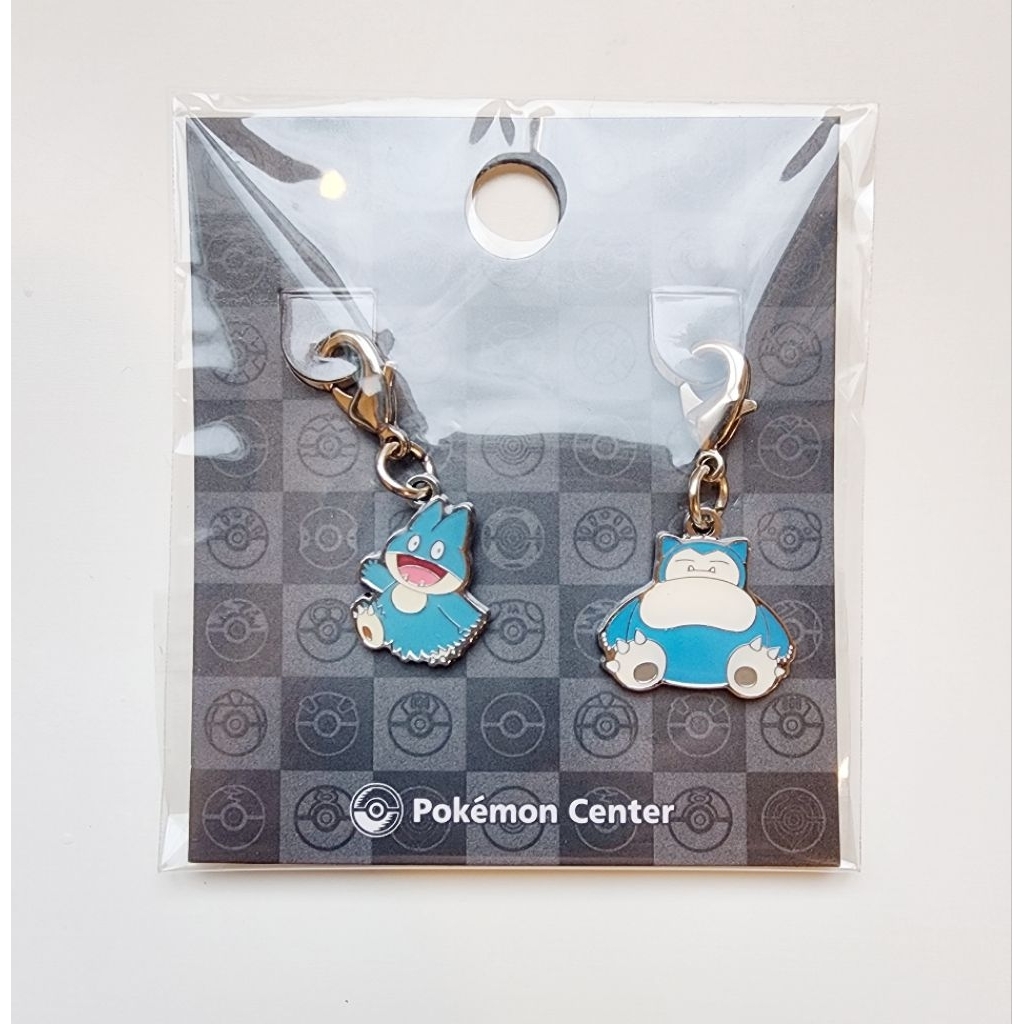 POKEMON Center Metal Charm ลิขสิทธิ์แท้ จากญี่ปุ่น Gombe Snorlax ...