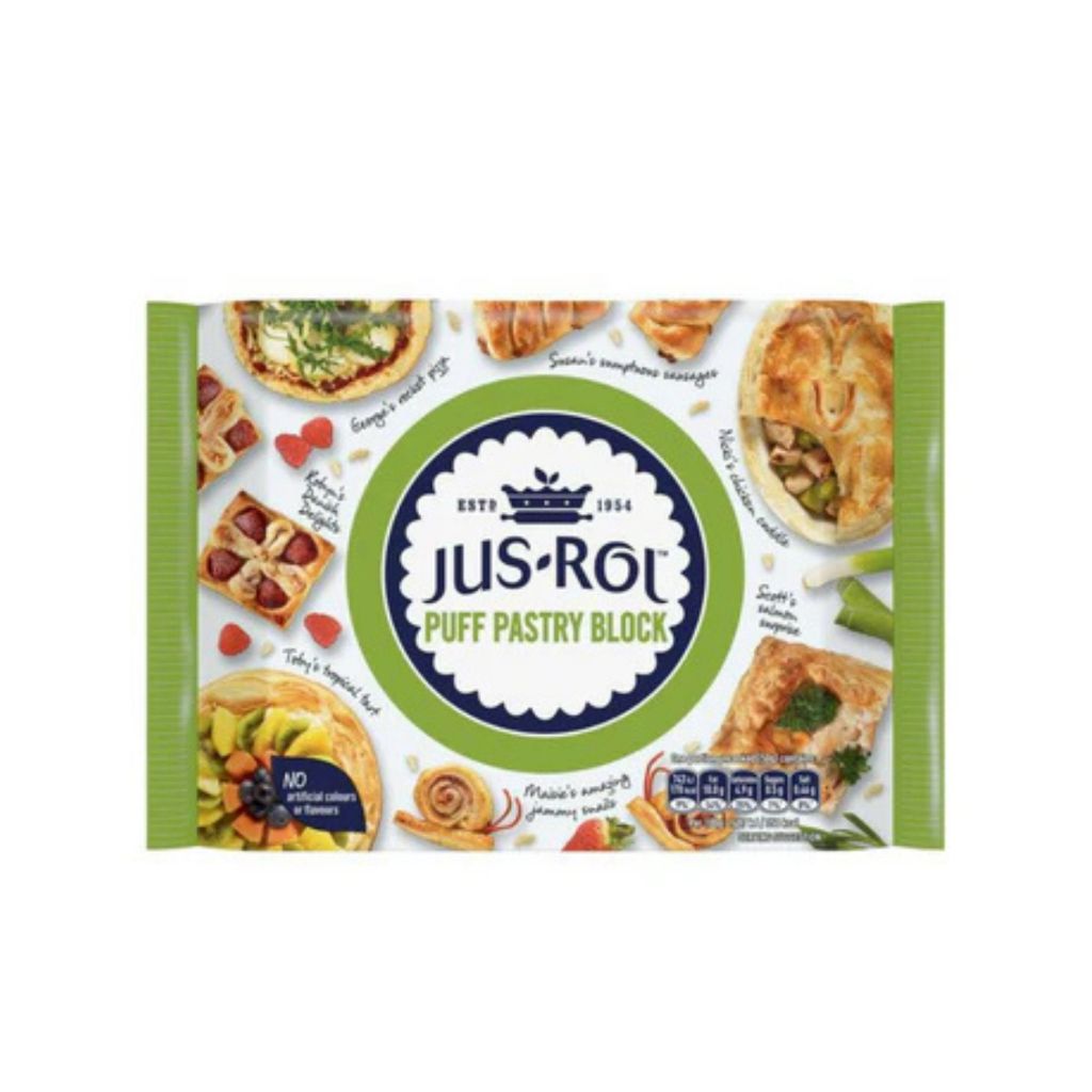 Jus-Rol Puff Pastry Block 500g.- จัส โรล พัฟ พาสทรี่ บล็อก 500g ...