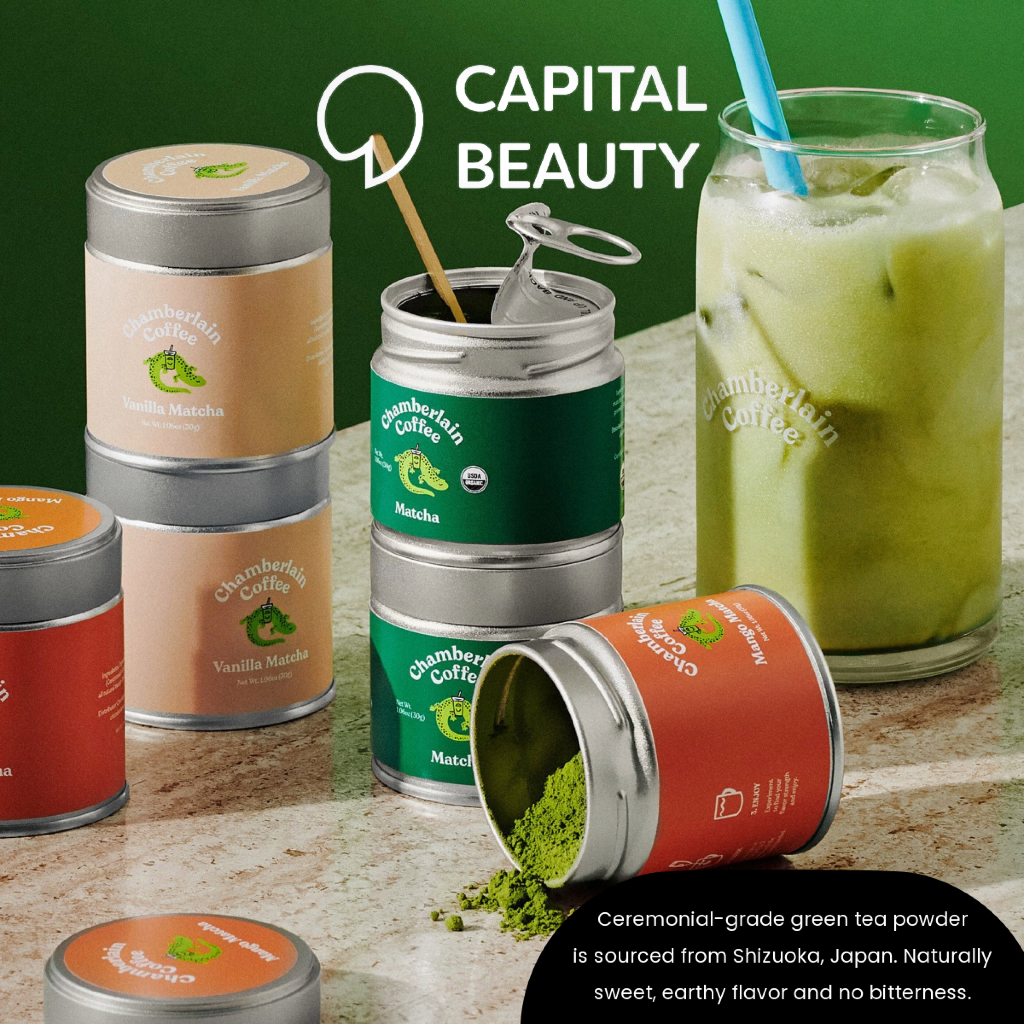 CHAMBERLAIN COFFEE Matcha Green Tea Powder ผงชาเขียวมัทฉะ (แบบซอง ...