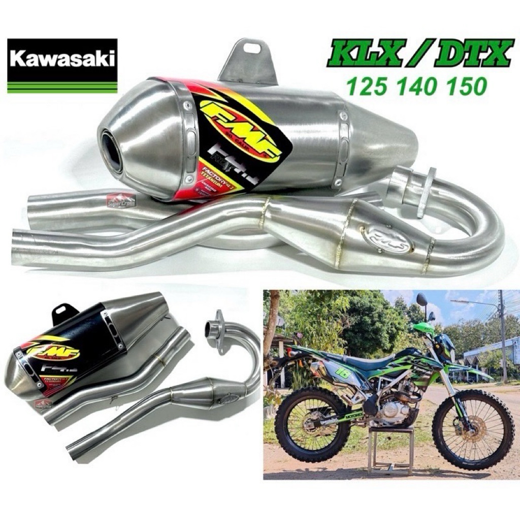 FMF 4.1 / DTK KLX 125 140 150 /(🇹🇭พร้อมส่งในไทย🇹🇭) | Shopee Thailand