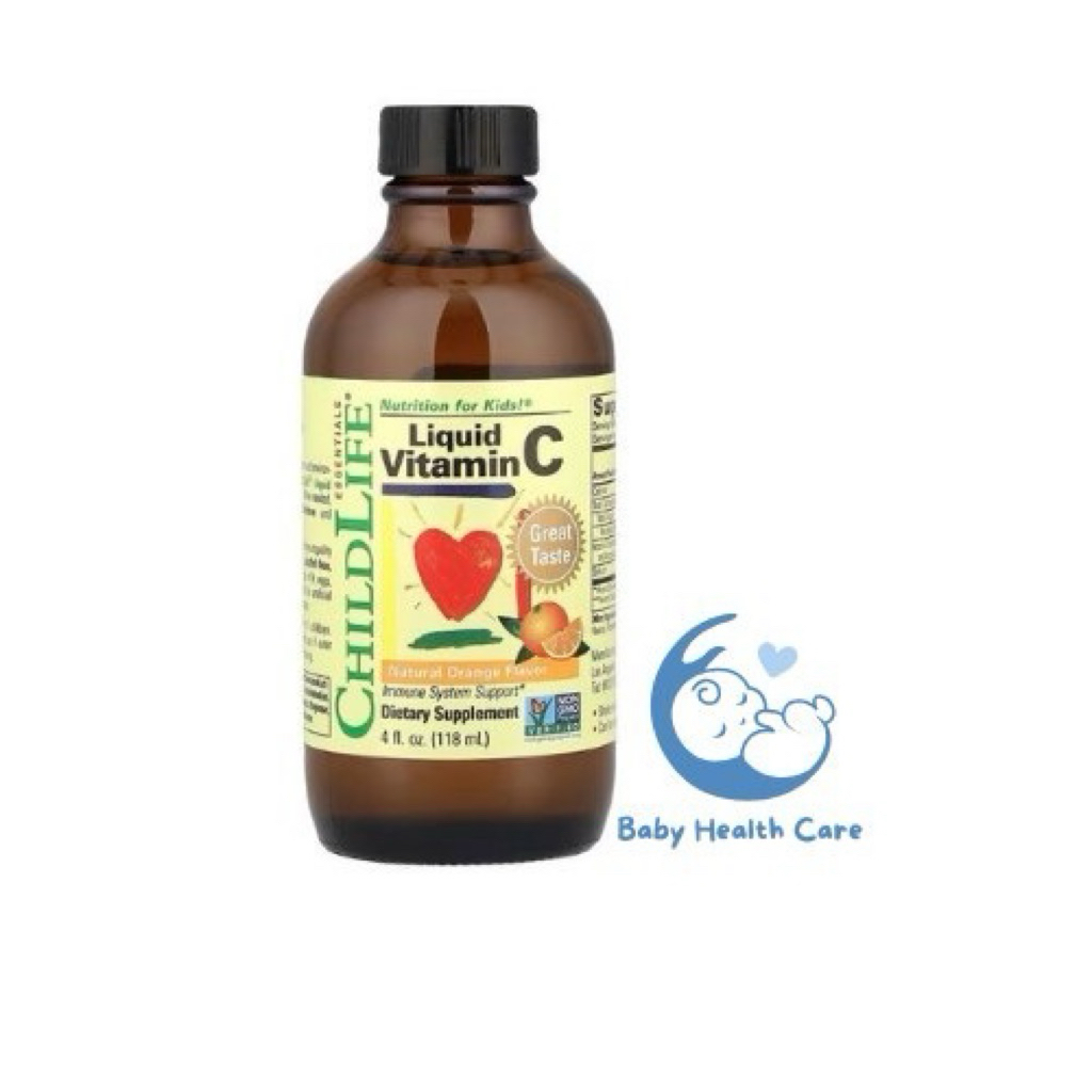 ChildLife Essentials, วิตามิน C ชนิดน้ำ รสส้มธรรมชาติ ขนาด 4 ออนซ์ (118 ...
