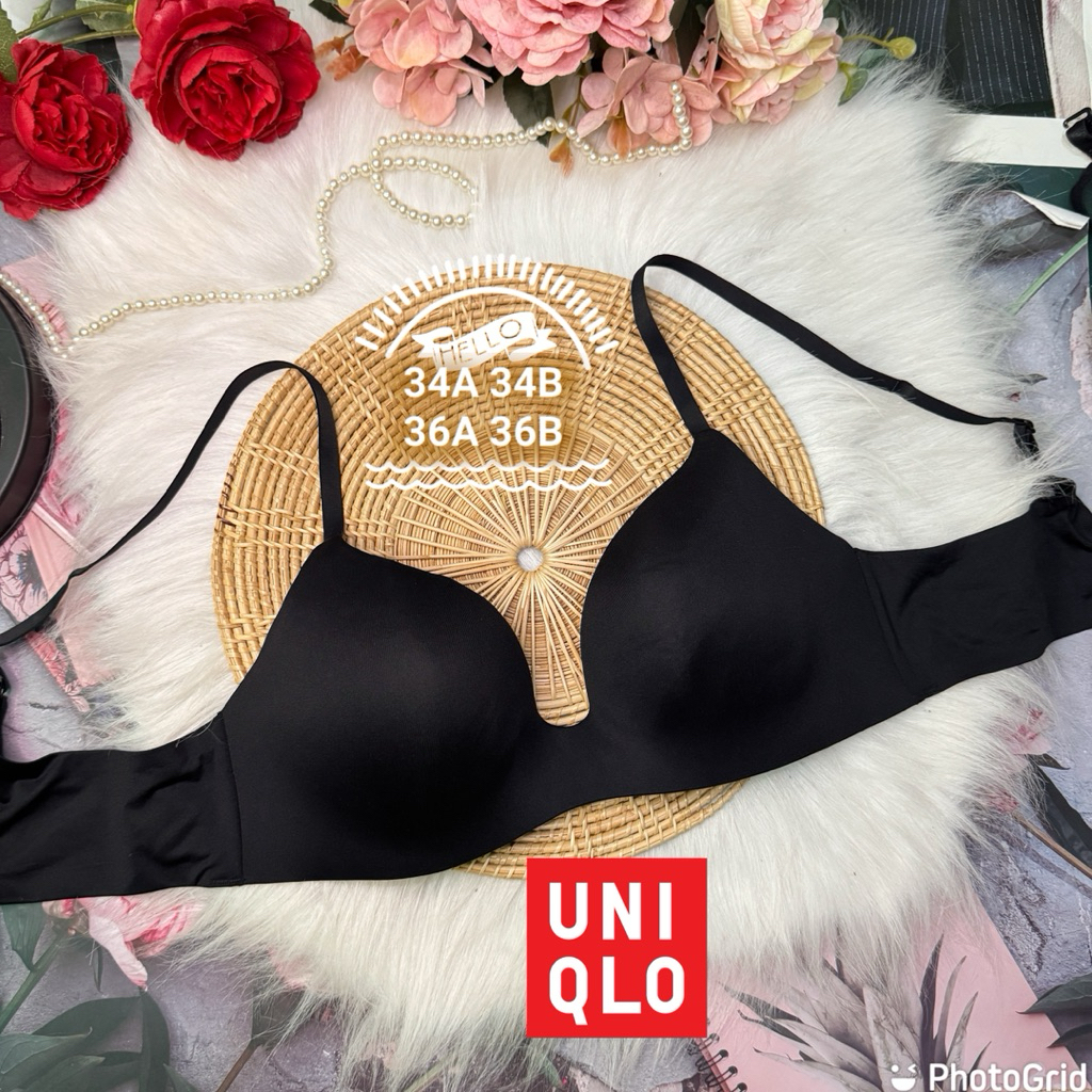 Uniqlo 34A 34B 36A 36B ใหม่มาก ฟองบาง | Shopee Thailand