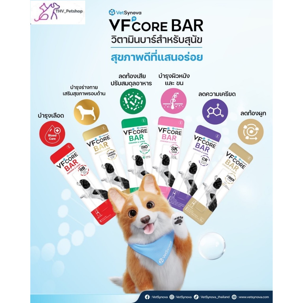 Vf core Bar สำหรับสุนัข(ซอง) | Shopee Thailand