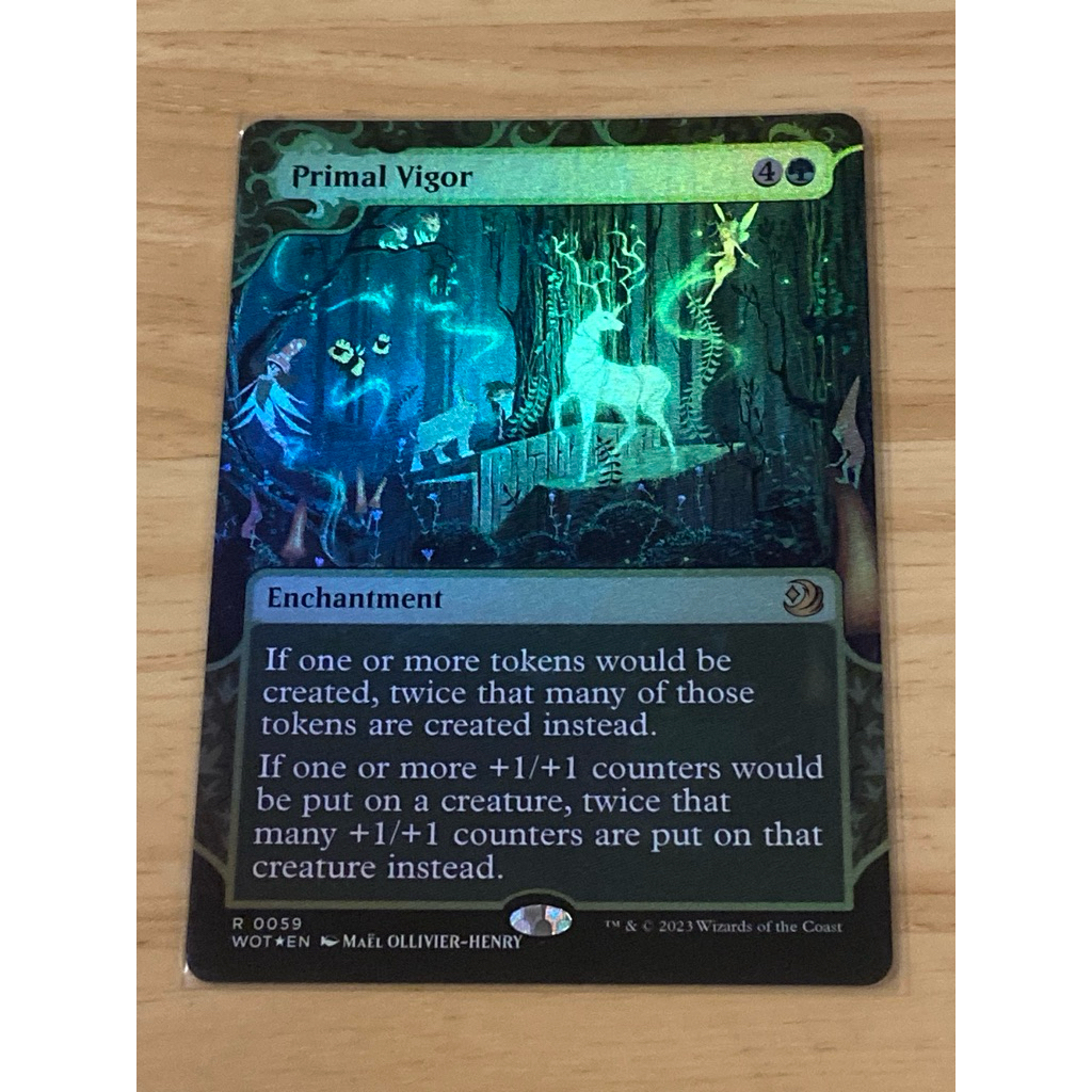 [MTG][WOT] Wilds of Eldraine Enchanting Tales Foil: Primal Vigor (0059 ...