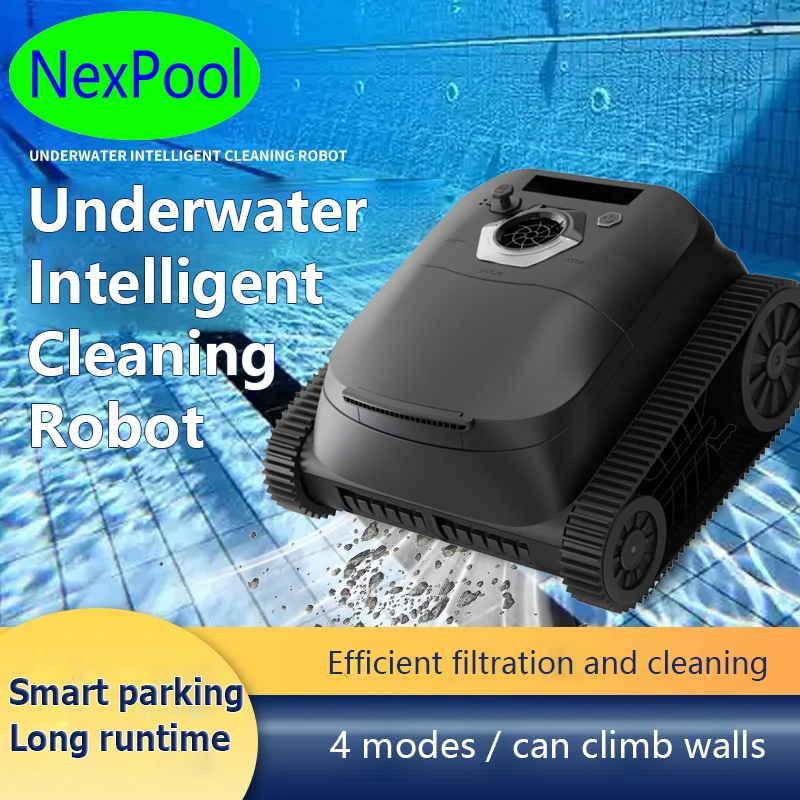 2025Wireless Swimming Pool Cleaning Robot Fully Automatic Wall Climbing Sewage Suction Machine ...