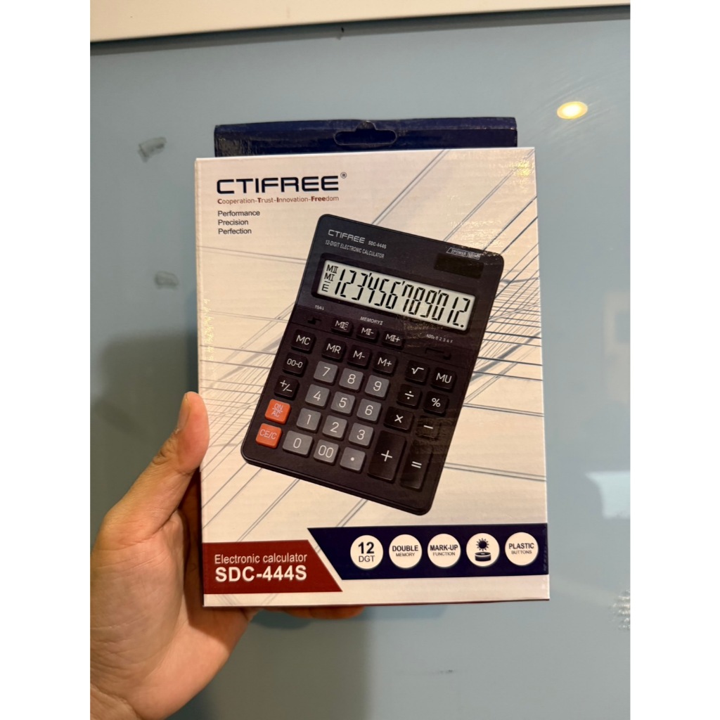 Ctifree เครื่องคิดเลข รุ่น SDC-444S ออกใบกำกับภาษีได้คะ | Shopee Thailand