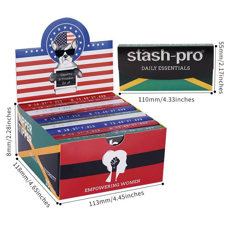 ใหม่ กระดาษม้วน Stash Pro ขนาด 110mm. กระดาษพันพร้อมก้นกรอง พร้อมส่งใน ...