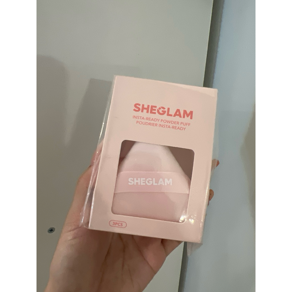 SHEGLAM POWDER PUFF 💗🎀 มี3ชิ้นต่อกล่อง Sheglam พัฟสามเหลี่ยม นุ่มมากกก ...