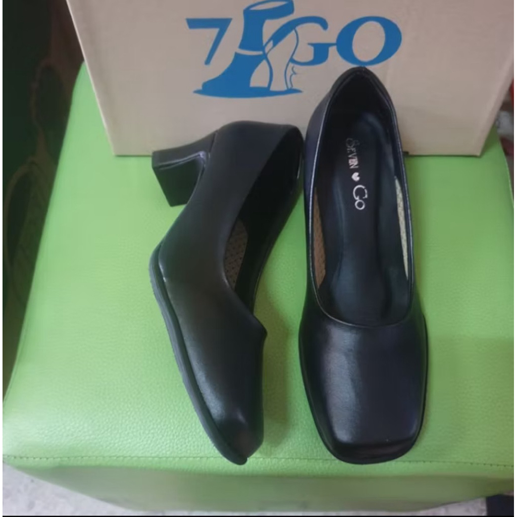 รองเท้ารับปริญญา แบนด์แท้seven goรองเท้าคุณภาพคัชชูหัวตัดถูกระเบียบ ...