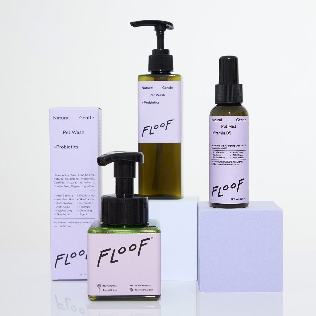 FLOOFY SET ( Floof Gentle Pet Wash + Floof Gentle Waterless Cleansing ...