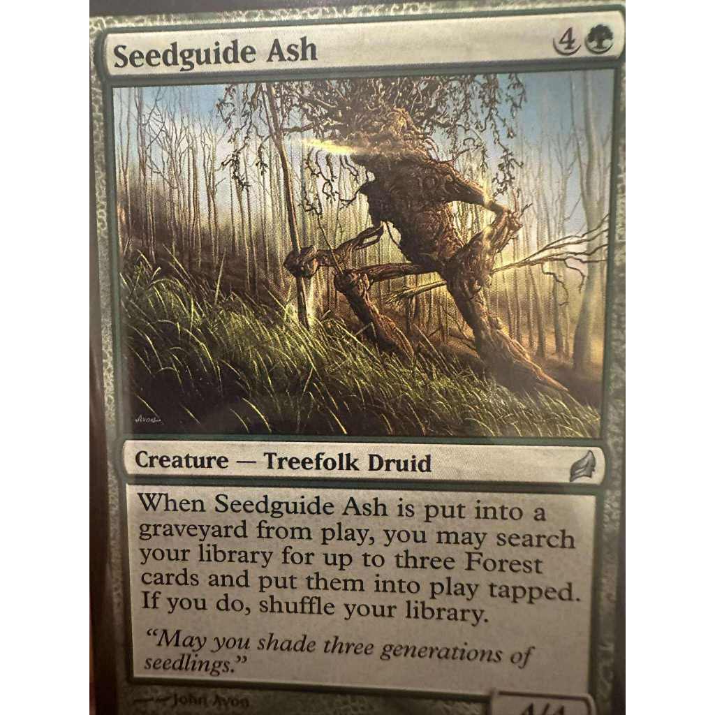 Seedguide Ash สภาพ ex การ์ด Magic The Gathering MTG ของแท้ จากชุด ...