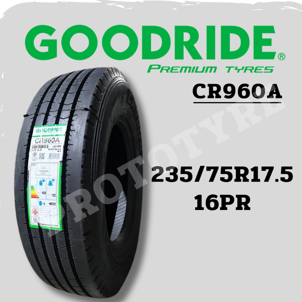 ยางรถบรรทุกเรเดียล 235/75R17.5 16PR ยี่ห้อ GOODRIDE รุ่น CR960A | Shopee Thailand