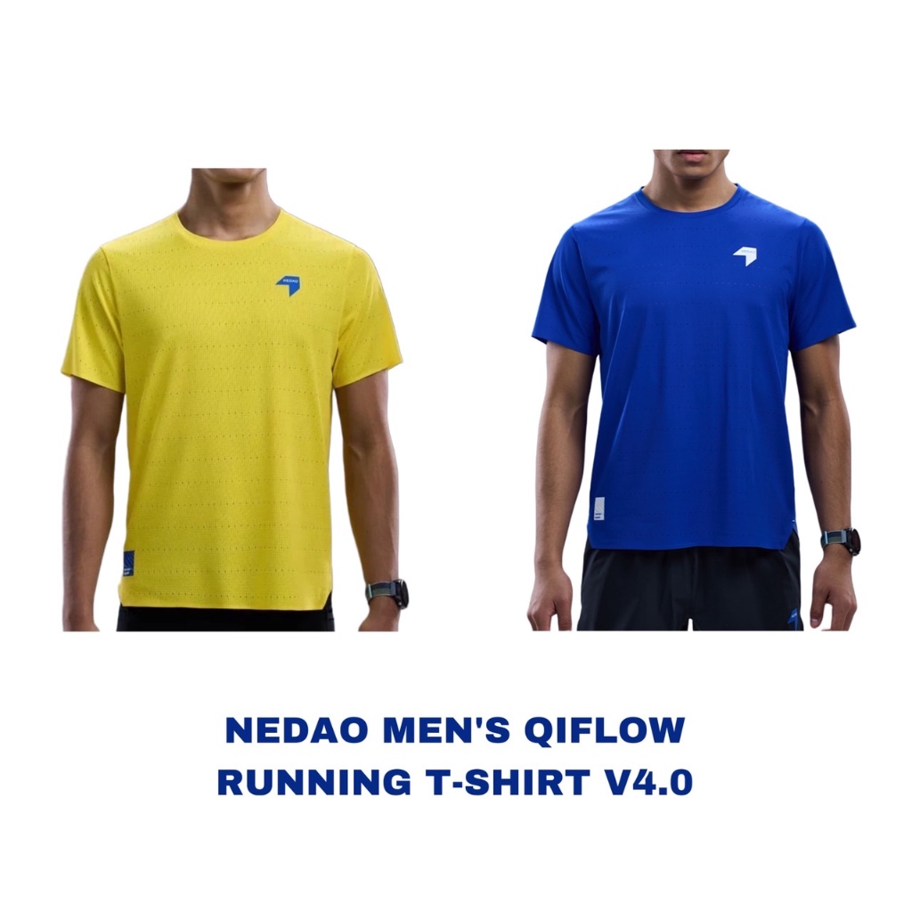NEDAO MEN'S QIFLOW RUNNING T-SHIRT V4.0 - เสื้อวิ่งผู้ชาย | Shopee Thailand