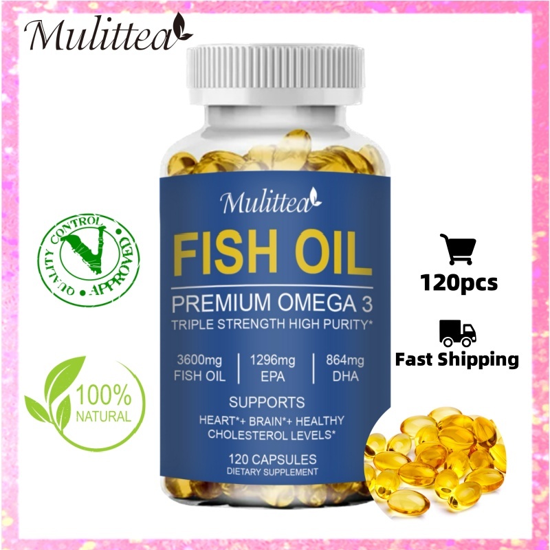 แคปซูลน้ำมันปลา MULITTEA โอเมก้า-3 ช่วยปรับปรุงความจำ การเรียนรู้ และ ...