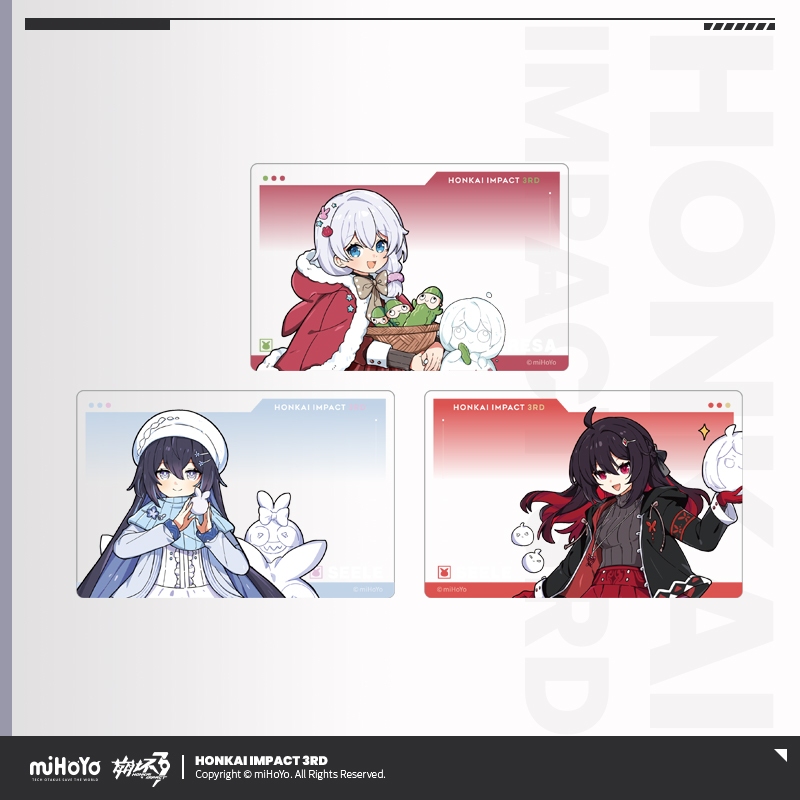 [ พร้อมส่ง / Official ] Honkai Impact 3rd Clear Card PET - Silver ...