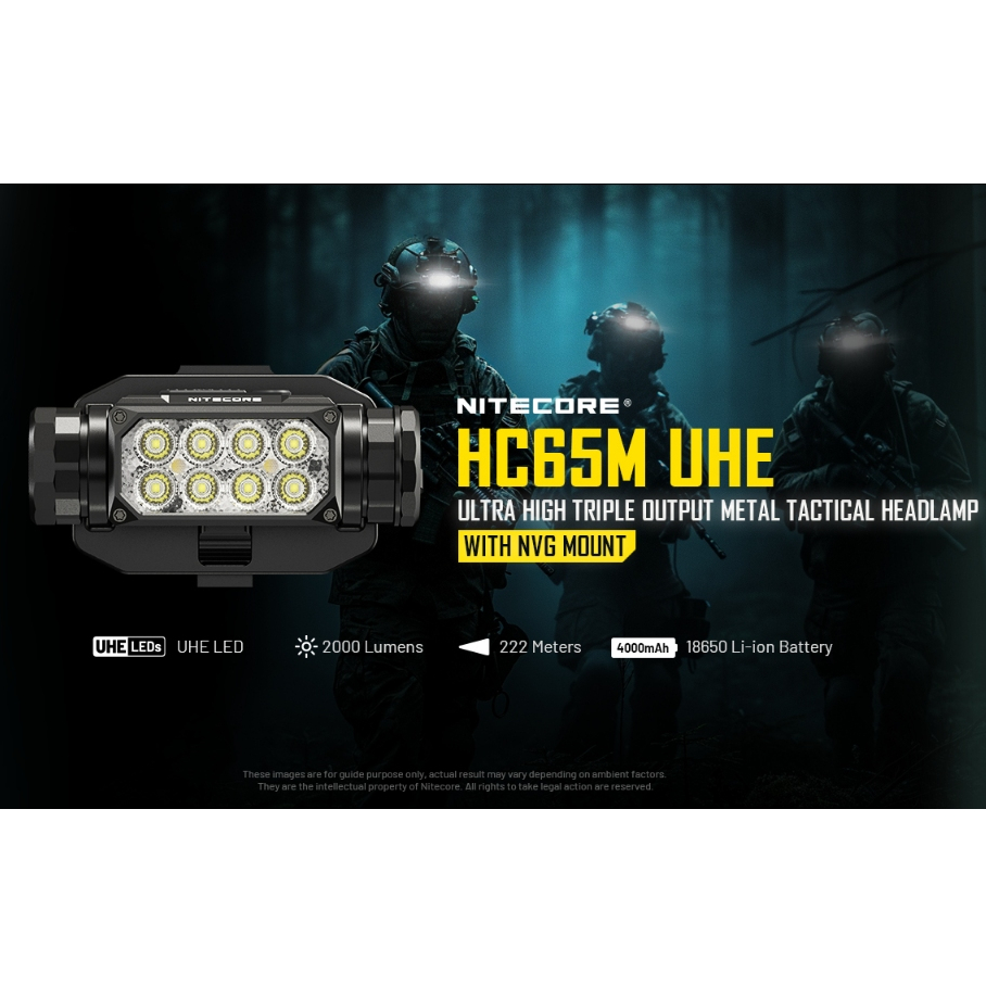 NITECORE HC65M UHE Headlamp Max Output 2,000 Lumens ไฟติดหมวก | Shopee Thailand