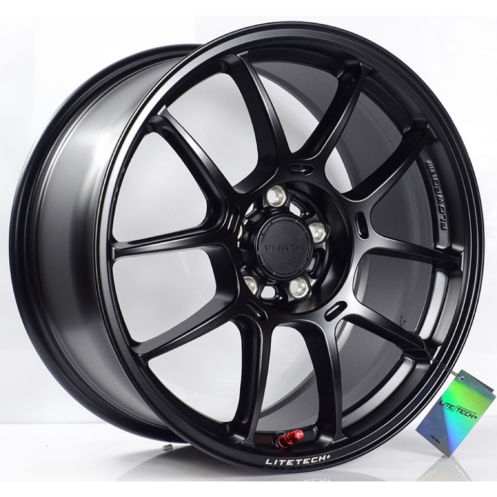 ล้อแม็กใหม่ FlowForming Lenso V1N LITETECH+ 4รู100 ET35 ดำด้าน 7-17นิ้ว (6.28 กิโล) | Shopee ...