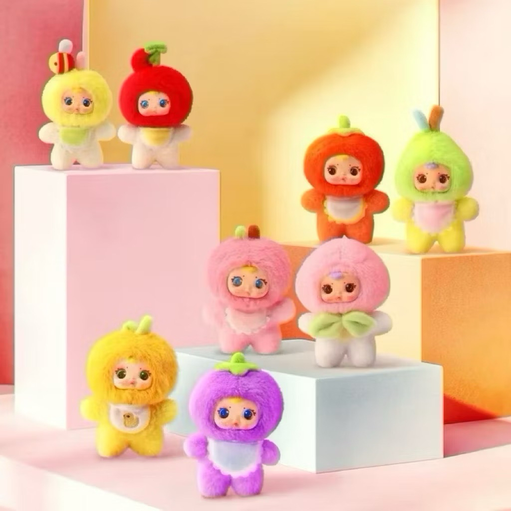 กล่องสุ่ม MM Milk Candy naitang v2 ผลไม้ เต็มตัว พวงกุญแจห้อยกระเป๋า 6 ...