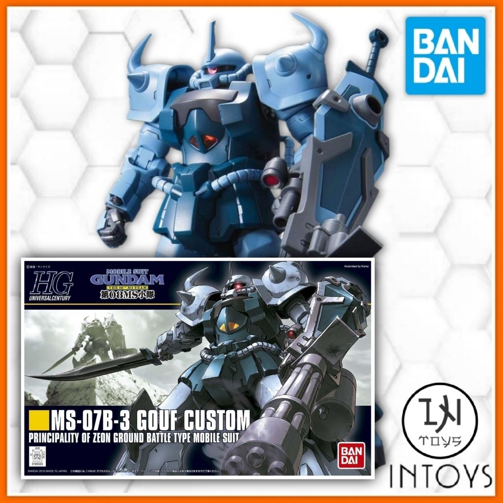 BANDAI - (HG) 1/144 MS-07B-3 GOUF COSTOM (Gunpla/Gundam Plastic Kits ...