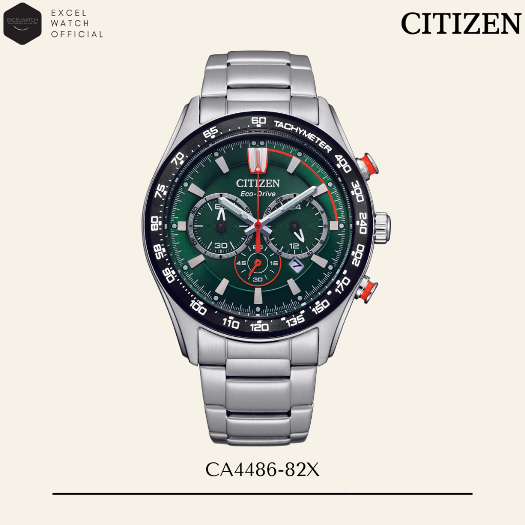 [ Excel Watch ] นาฬิกาซิติเซน CITIZEN Chronograph รุ่น CA4486-82X Eco ...