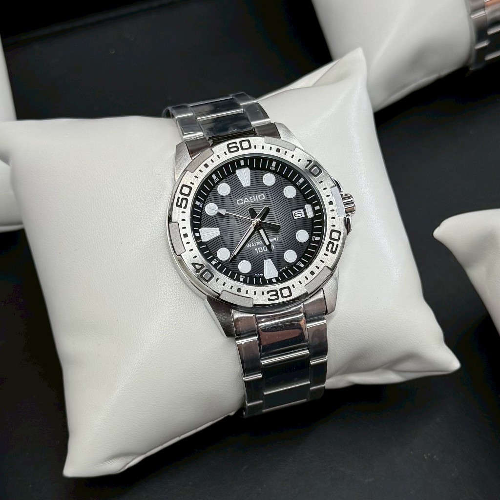 นาฬิกาผู้ชาย(คาสิโอ)casio MTD-140D รับประกัน 1 ปี พร้อมกล่อง | Shopee ...