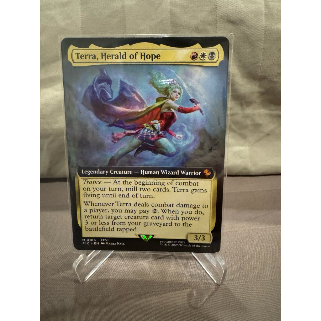 MTG Final Fantasy Commander Decks Variants: Terra, Herald of Hope (0186 - Extended Art) | Shopee ...