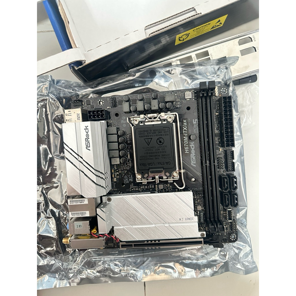 ASROCK H670M-ITX/AX (DDR4) (SOCKET LGA 1700) (MINI-ITX) | Shopee Thailand