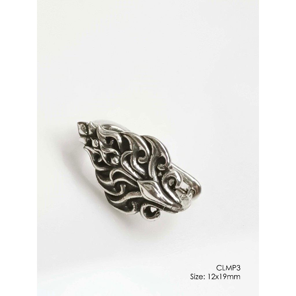 CLMP3Silver925 amulet casing clamp self-installation จี้ประดับ กรอบพระ ...
