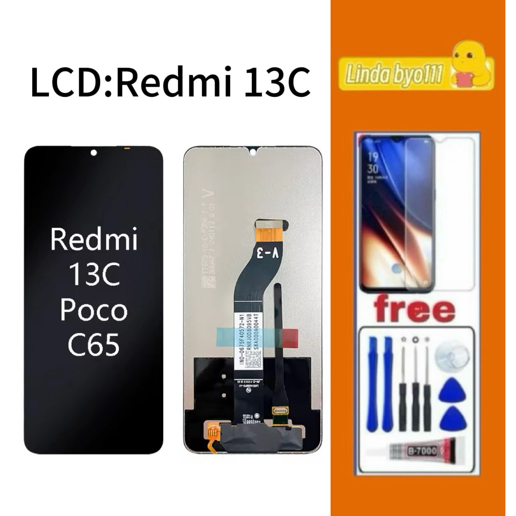 🔥จอ โทรศัพท์ LCD:Redmi 13C/POCO C65🔥แถม ฟิล์มกระจก+ชุดไขควง+กาวติดจอ ...