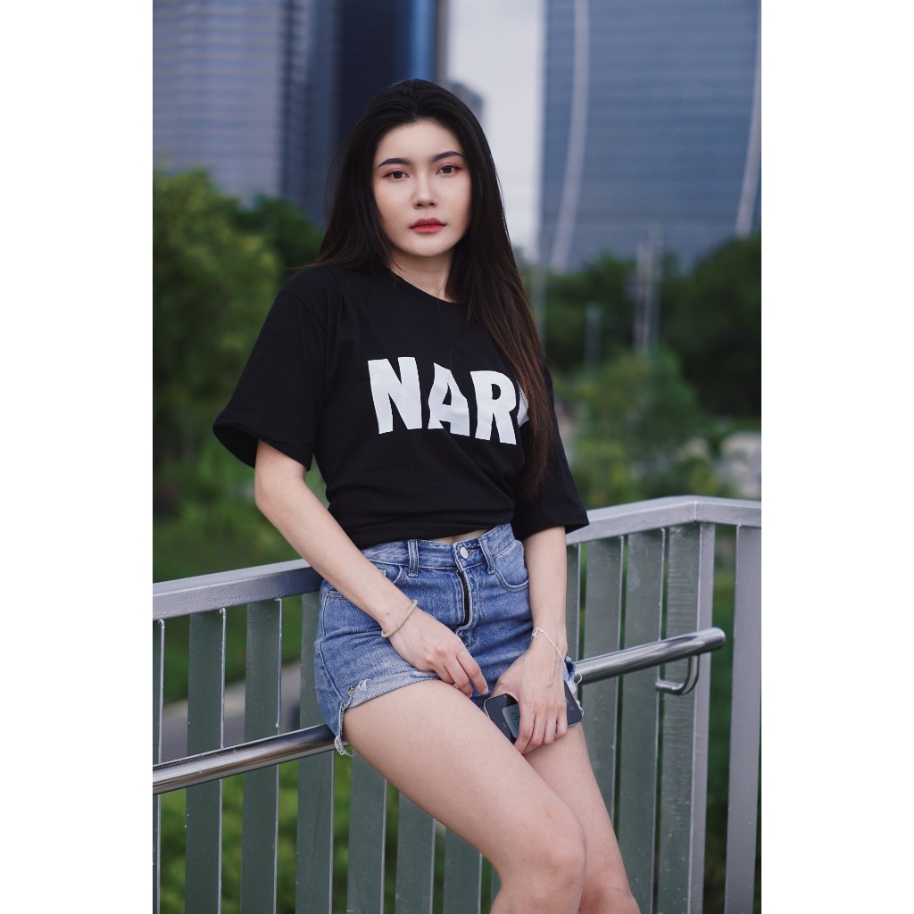 NARÉ Bold Logo Tee – Black | Shopee Thailand