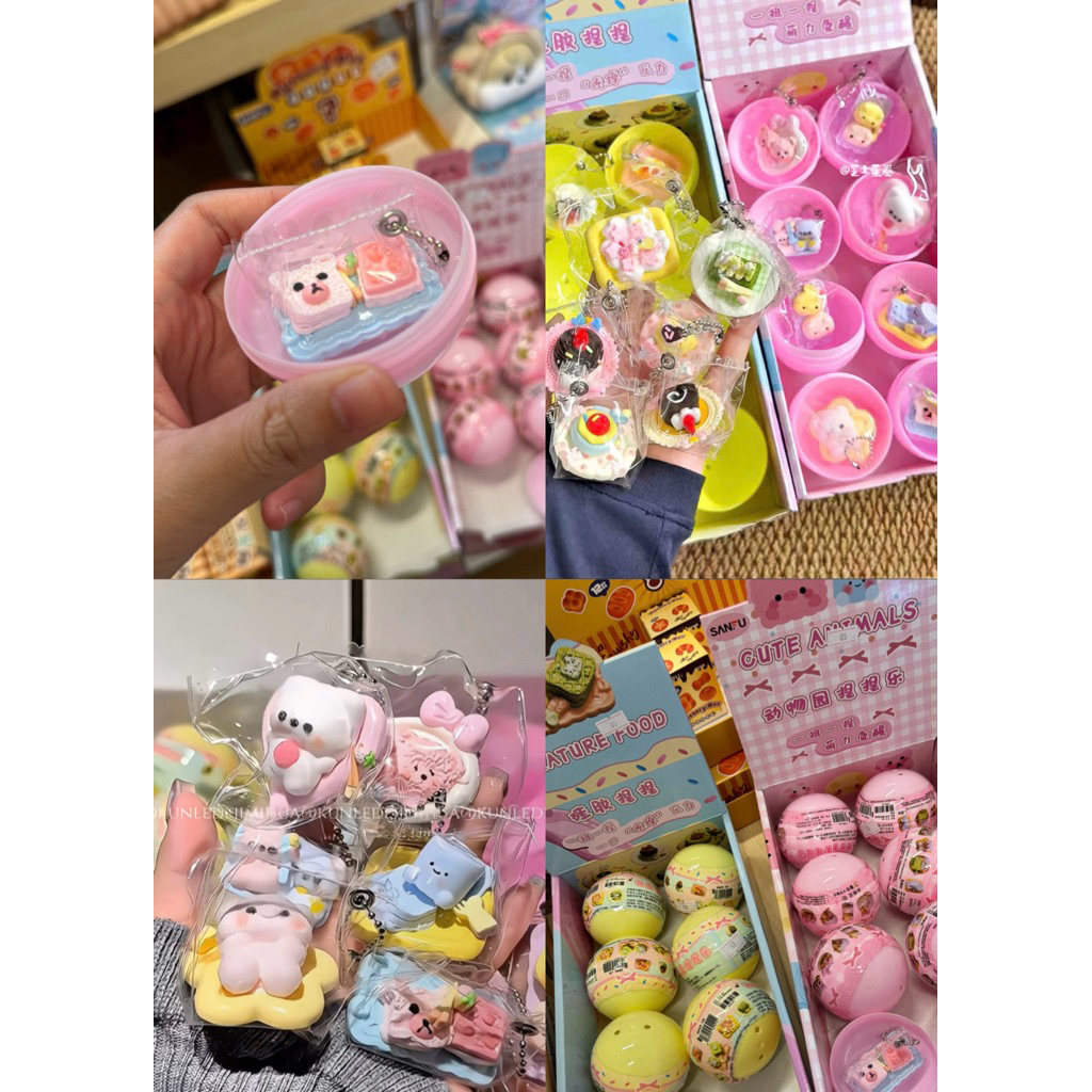 กาชาปองทาบะสกุชชี่ ทาบะจิ๋ว สุ่มทาบะสกุชชี่จิ๋ว sanfu collection สัตว์ ...