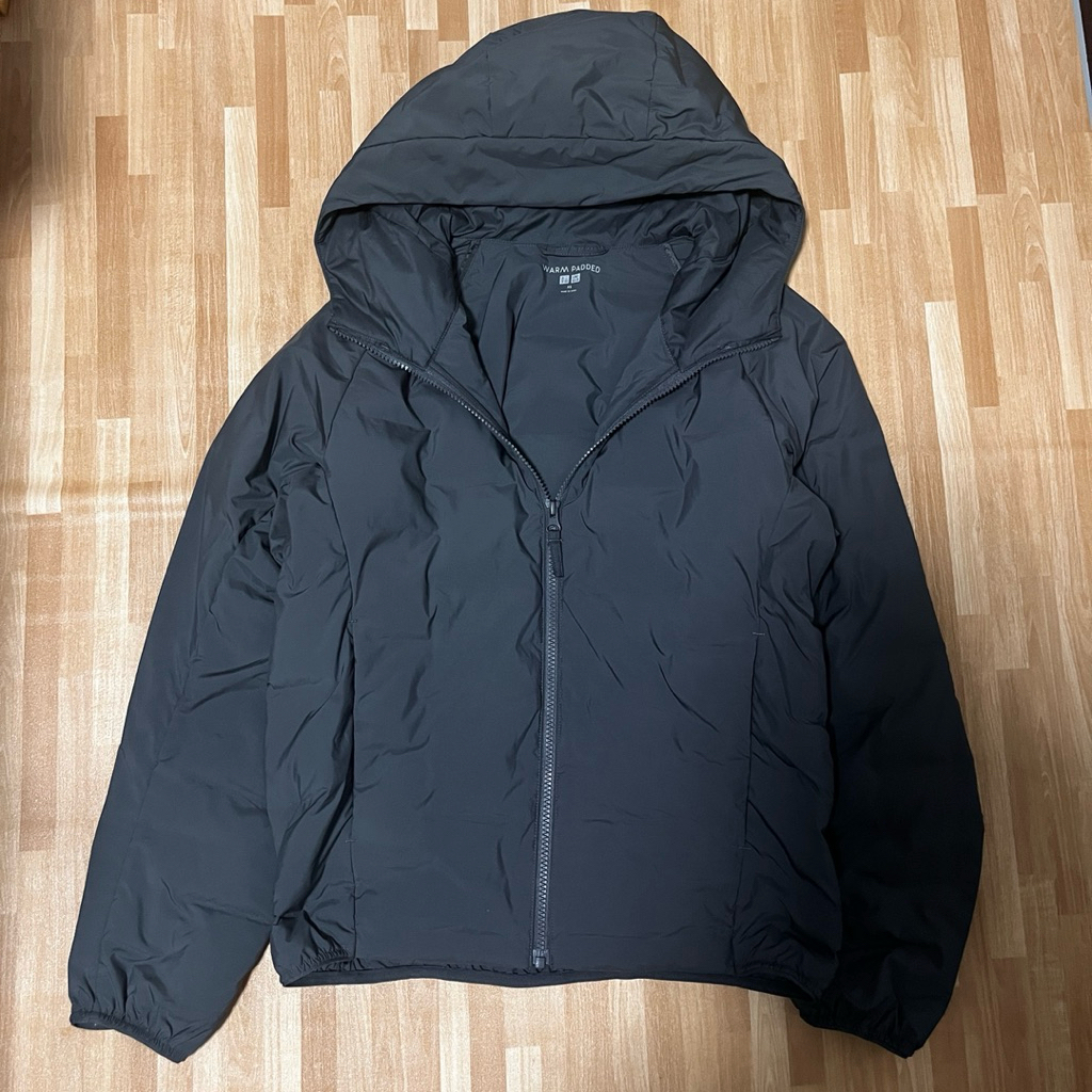 ยูนิโคล่ เสื้อคลุมผู้ชาย PUFFTECH Parka (Warm Padded) สีเทา size XS ของ ...