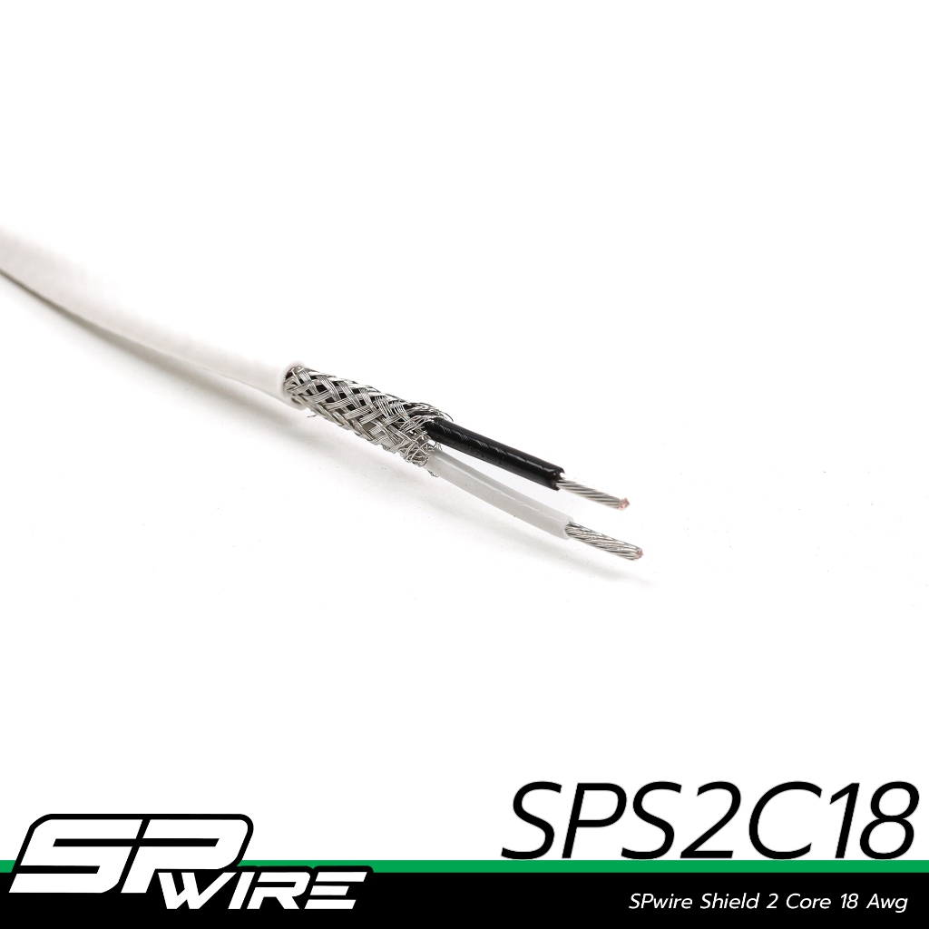 Sps2c18-1 #Sp SHIELD 2 Core 18 Awg ม้วน 50m.-Spwire motorsportwiring | Shopee Thailand