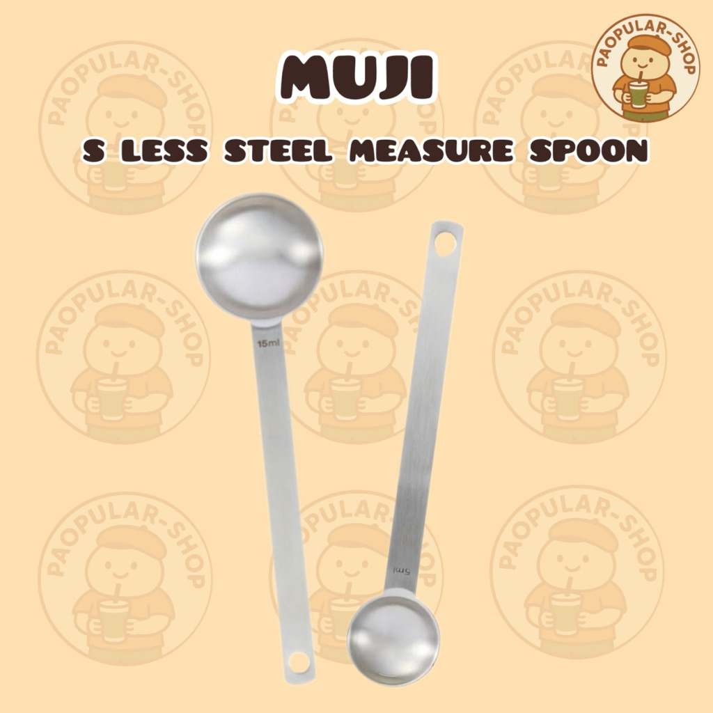 [พร้อมส่งจากไทย] ช้อนตวง MUJI S LESS STEEL MEASURE SPOON | Shopee Thailand