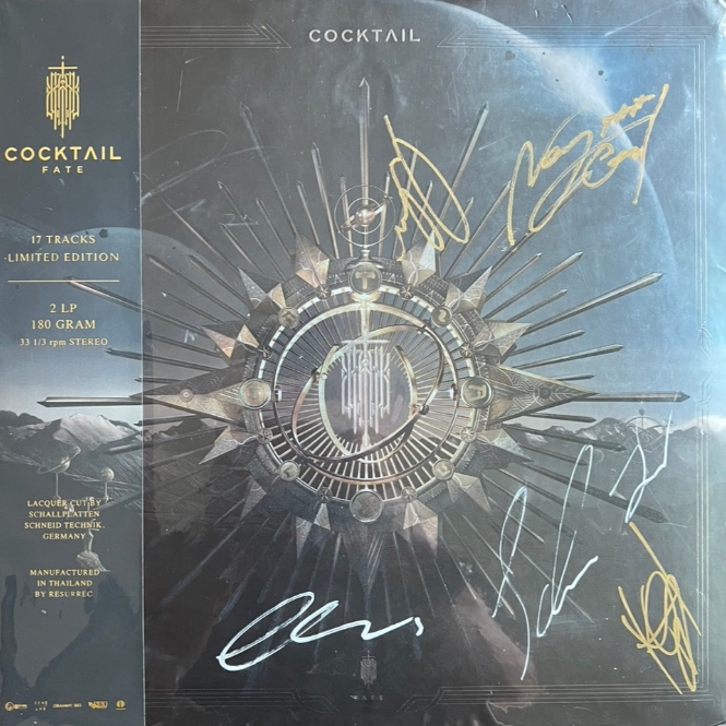 แผ่นเสียง LP COCKTAIL / FATE + พร้อมลายเซ็นต์ครบวง แผ่นใหม่ และ สภาพ ...
