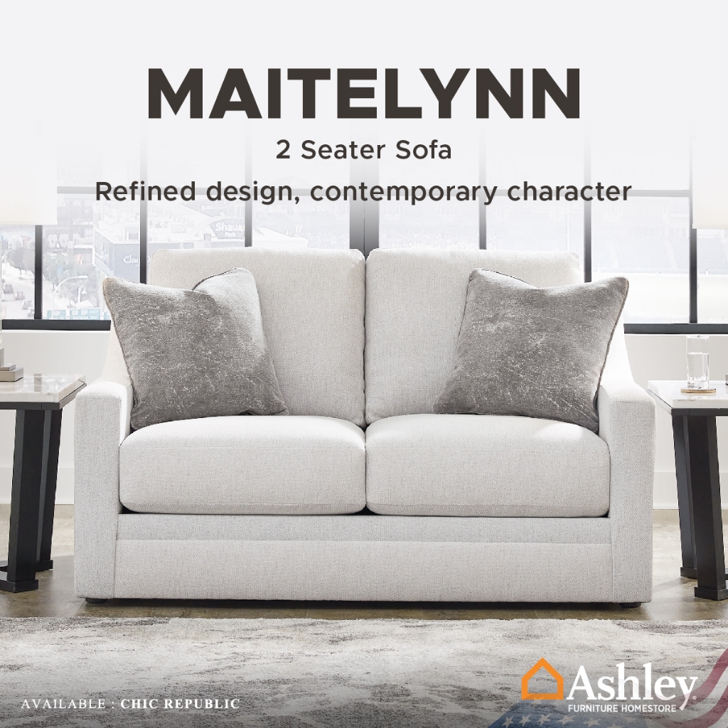 Ashley โซฟา 2 ที่นั่ง รุ่น MAITELYNN 2 Seater Sofa | Shopee Thailand